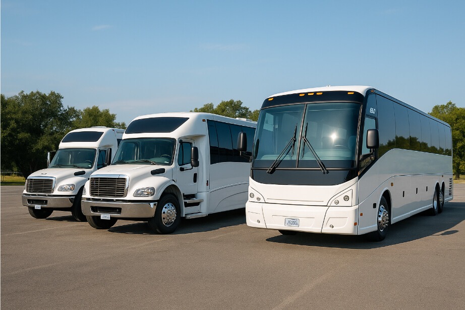 Types of Buses We Offer at Columbus Minibus Company
